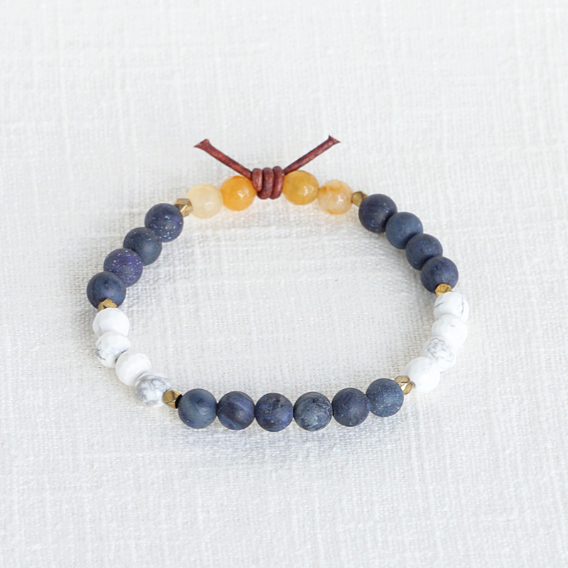 In My Heart Navy Bracelet | Military Jewelry for Deployme...